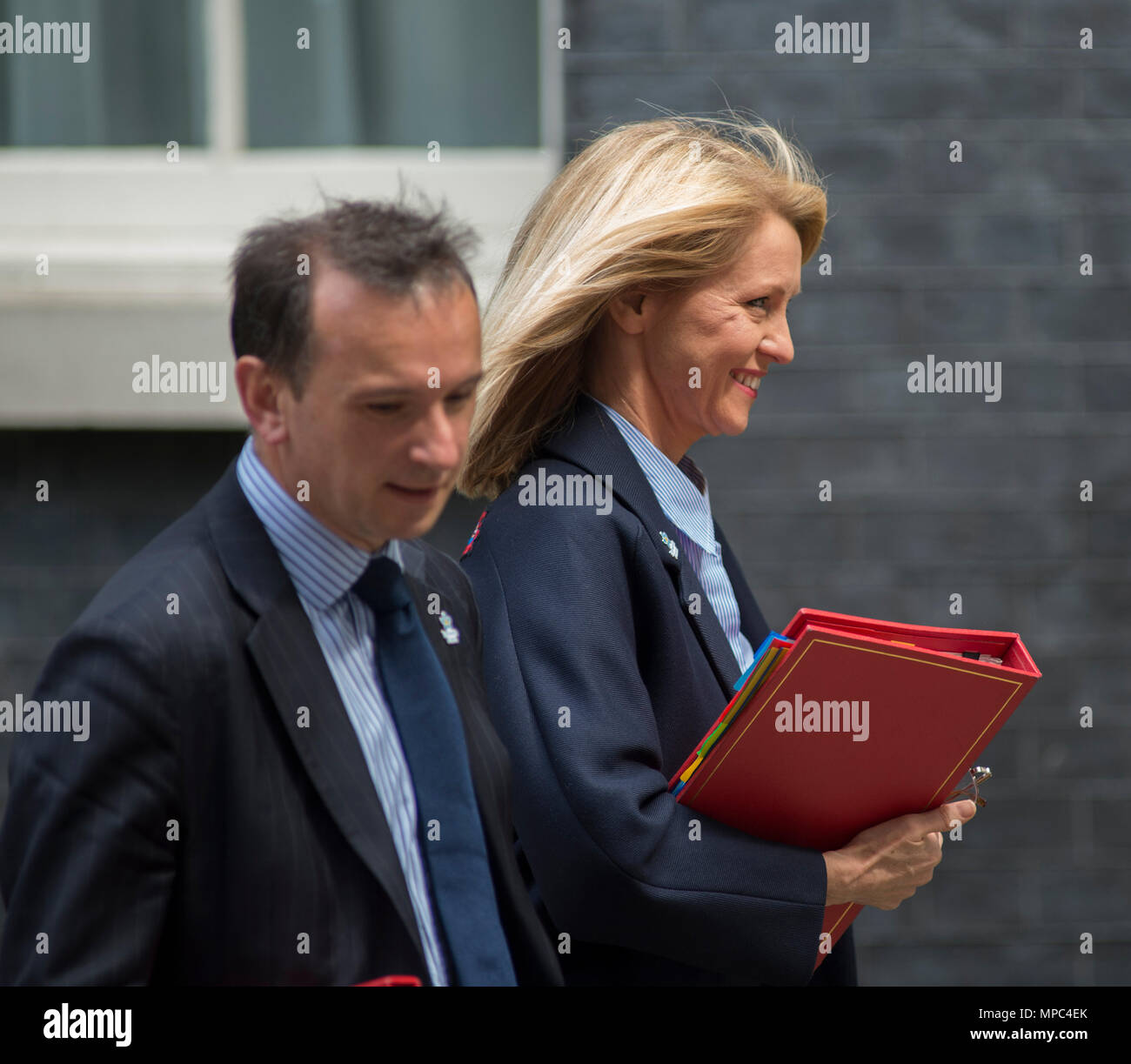 Downing Street, London, UK. 22 May 2018. Esther McVey, Secretary of ...