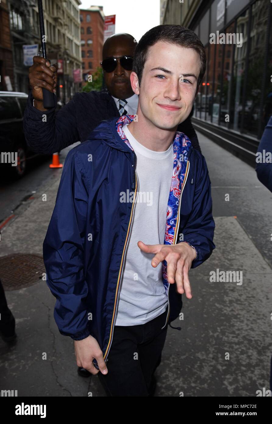 New York, NY, USA. 22nd May, 2018. Dylan Minnette, seen at BUILD Series to promote 13 REASONS ...