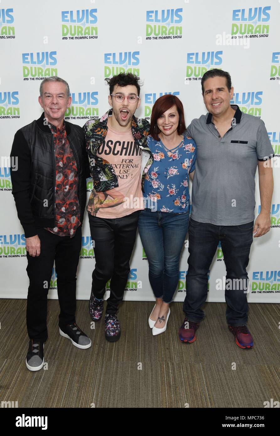 New York, NY, USA. 22nd May, 2018. Elvis Duran, MAX Schneider, Danielle ...