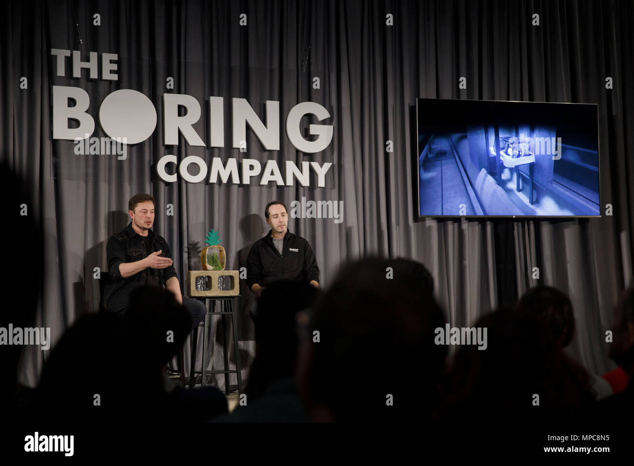 Los Angeles, California, USA. 17th May, 2018. Elon Musk, co-founder and ...