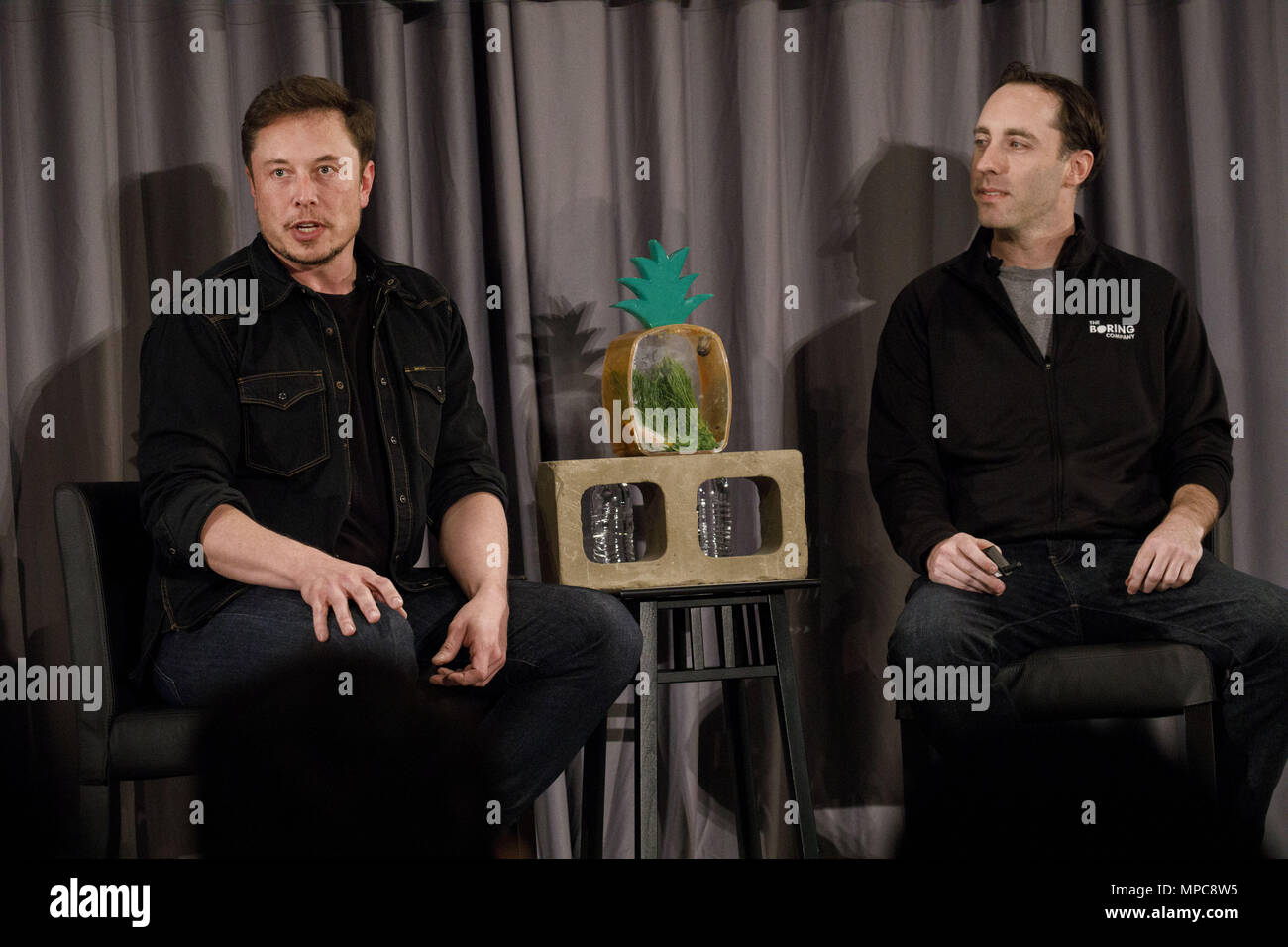 Los Angeles, California, USA. 17th May, 2018. Elon Musk, co-founder and ...