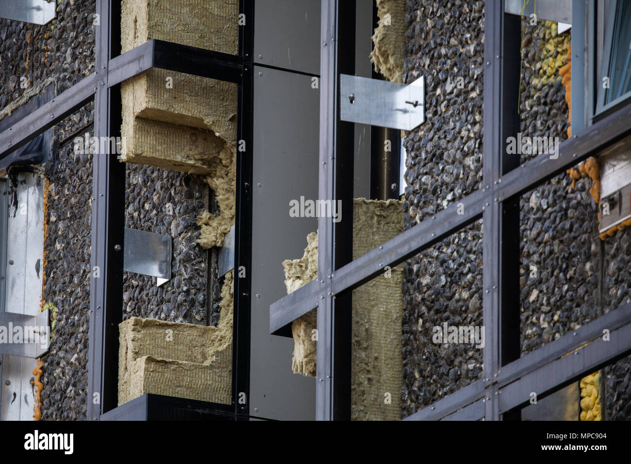 London, UK. 22nd May, 2018. Contractors from Engie, appointed by Newham ...