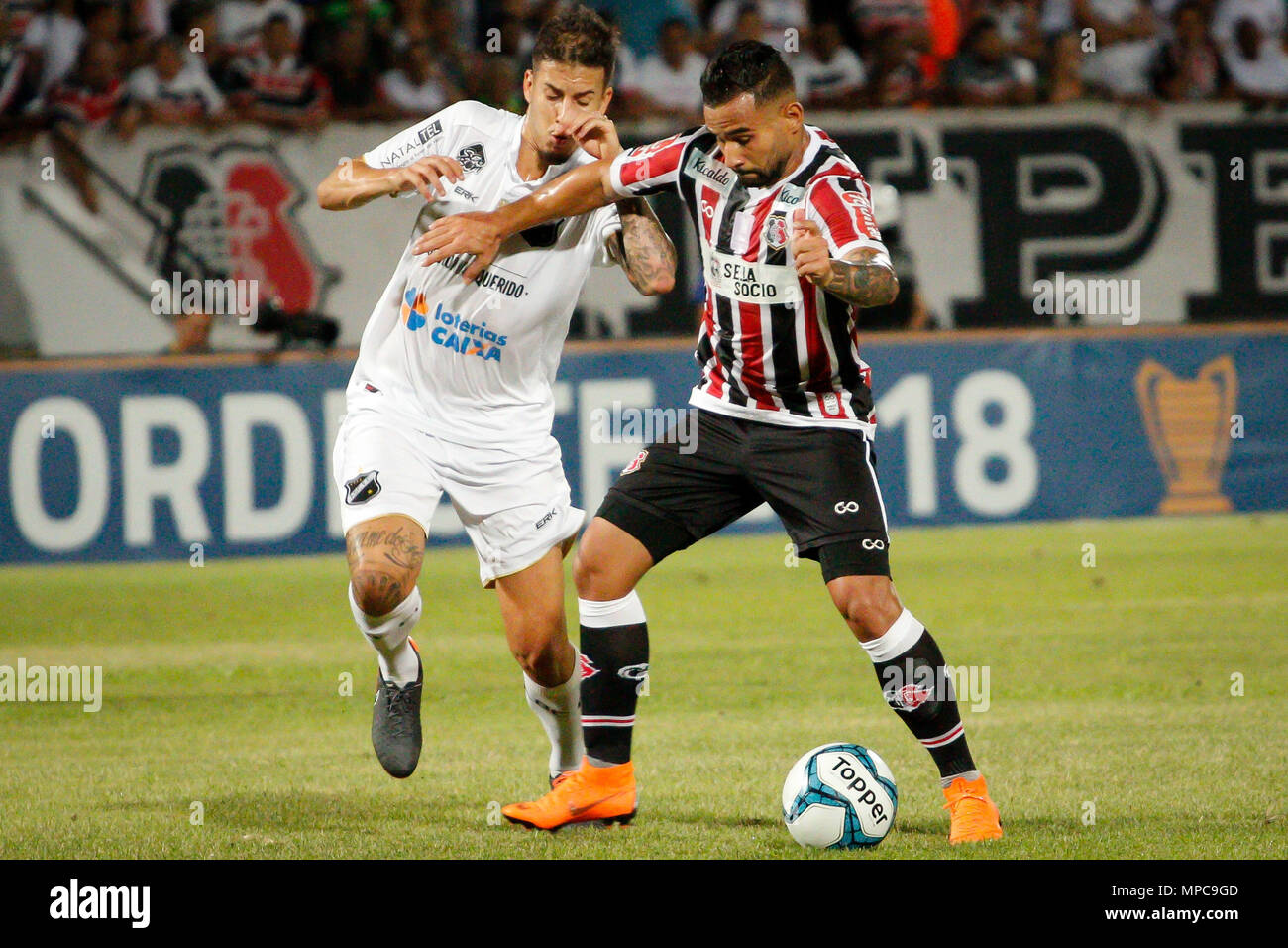 Recife, Brazil. 22nd May, 2018. Game Play during Santa Cruz vs. ABC ...