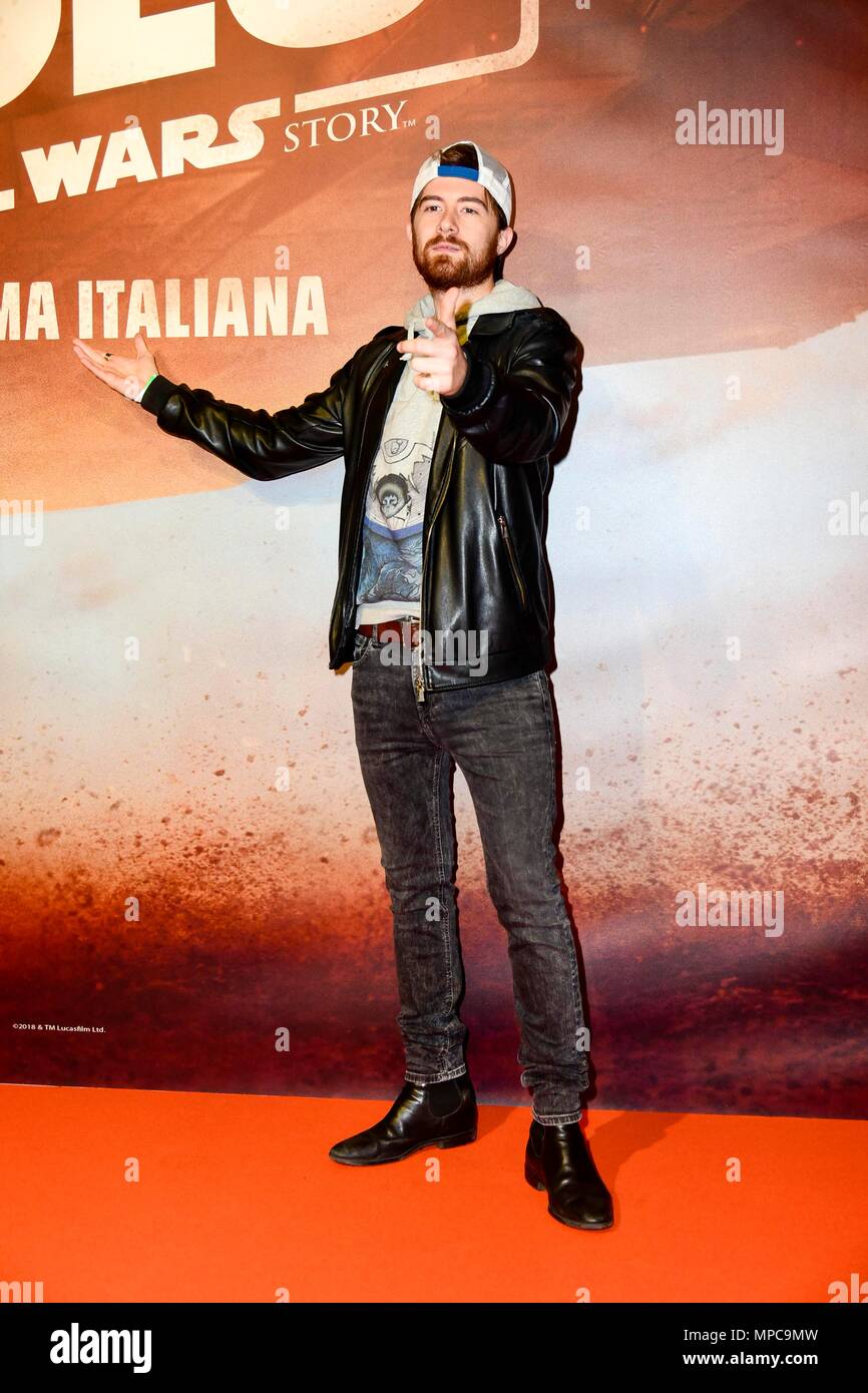 Milan, Red carpet for the premiere of the film "Solo" Star Wars Story ...