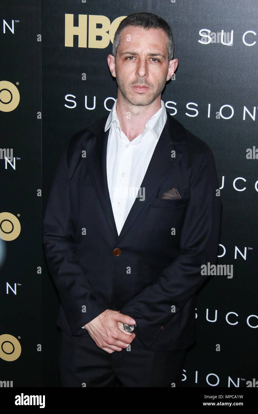 New York, NY, USA. 22nd May, 2018. Jeremy Strong at “Succession ...