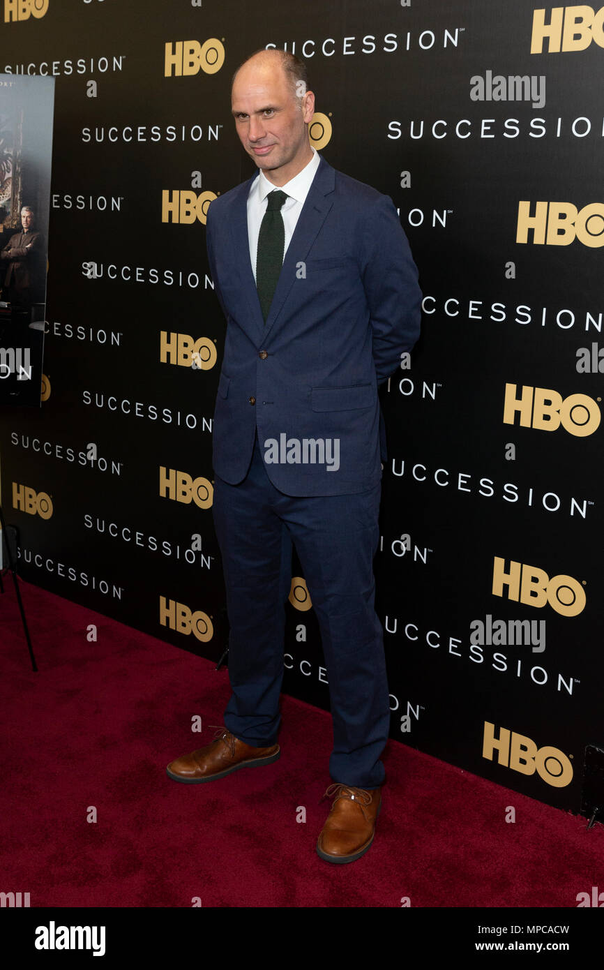 New York, NY - May 22, 2018: Jesse Armstrong attends HBO drama ...