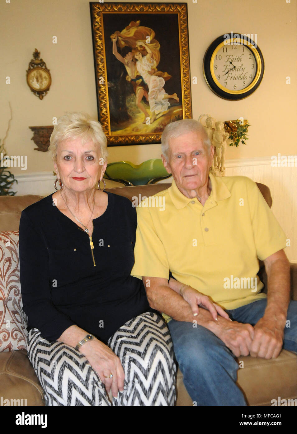 Poses with his wife hi-res stock photography and images - Alamy