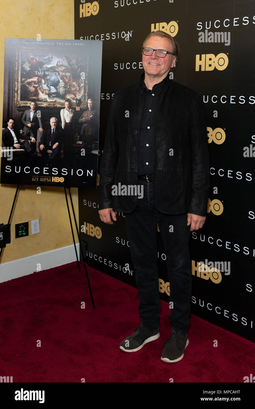 New York, NY - May 22, 2018: David Rasche attends HBO drama Succession ...
