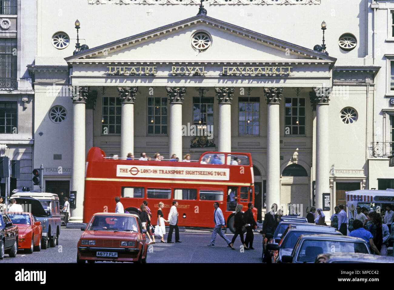 1988 HISTORICAL THEATRE ROYAL THE HAYMARKET WEST END LONDON ENGLAND UK ...