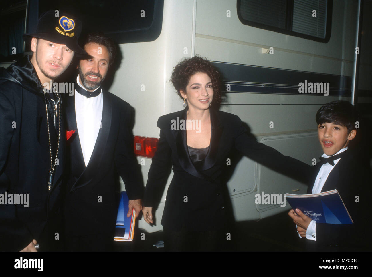 LOS ANGELES, CA - JANUARY 28: (L-R) Singer Donnie Wahlberg, Emilio ...
