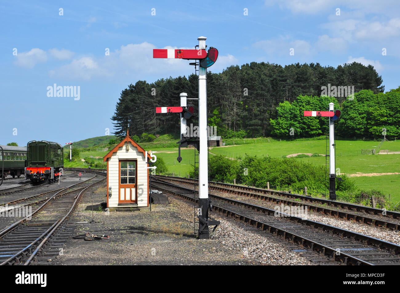 Semaphore signals hi-res stock photography and images - Alamy