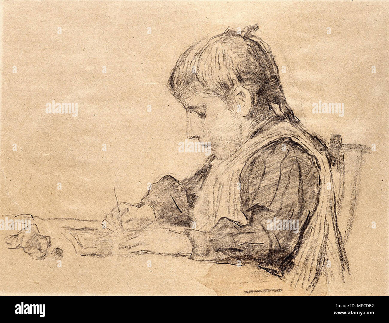 Albert Anker Girl High Resolution Stock Photography and Images - Alamy