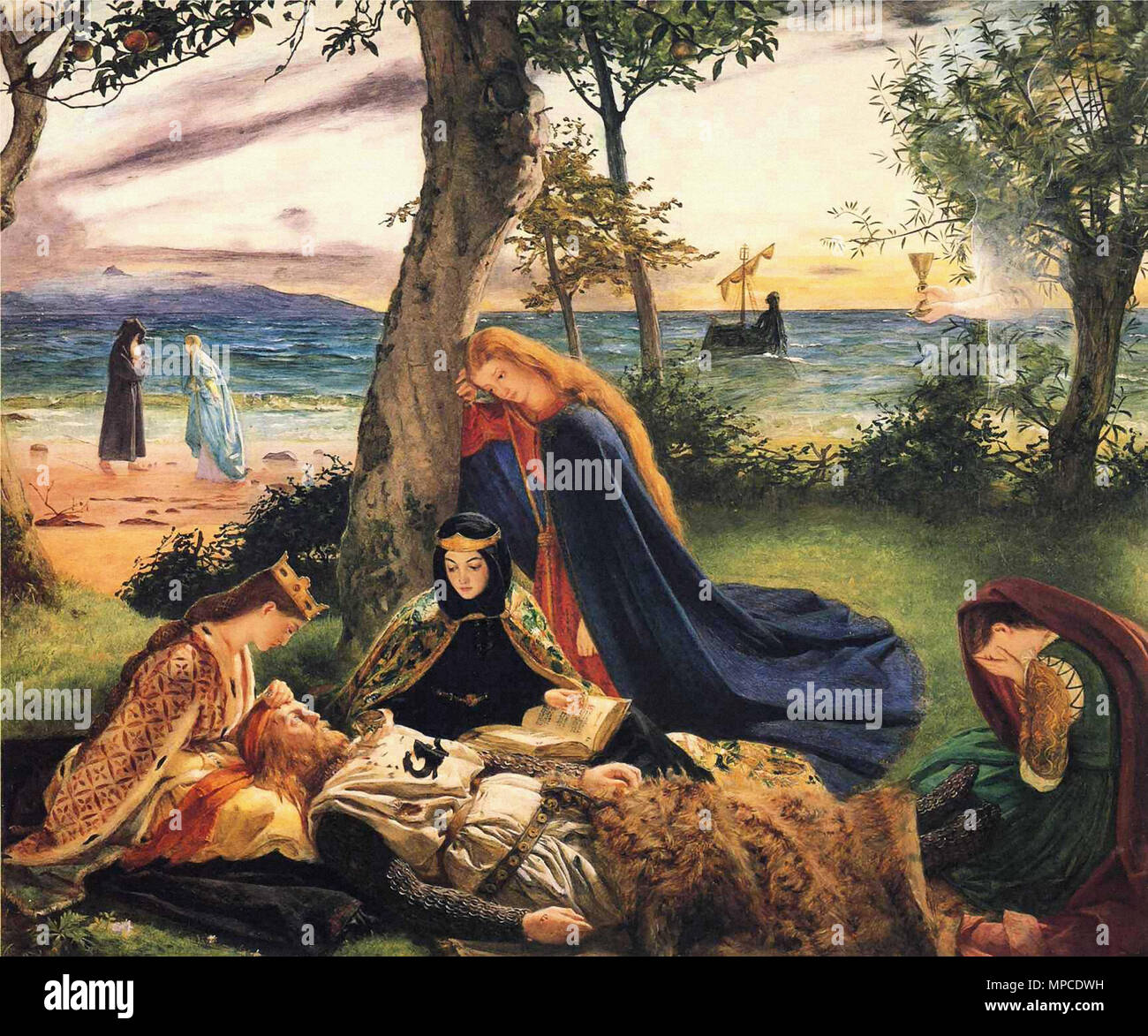 King arthur painting hi-res stock photography and images - Alamy