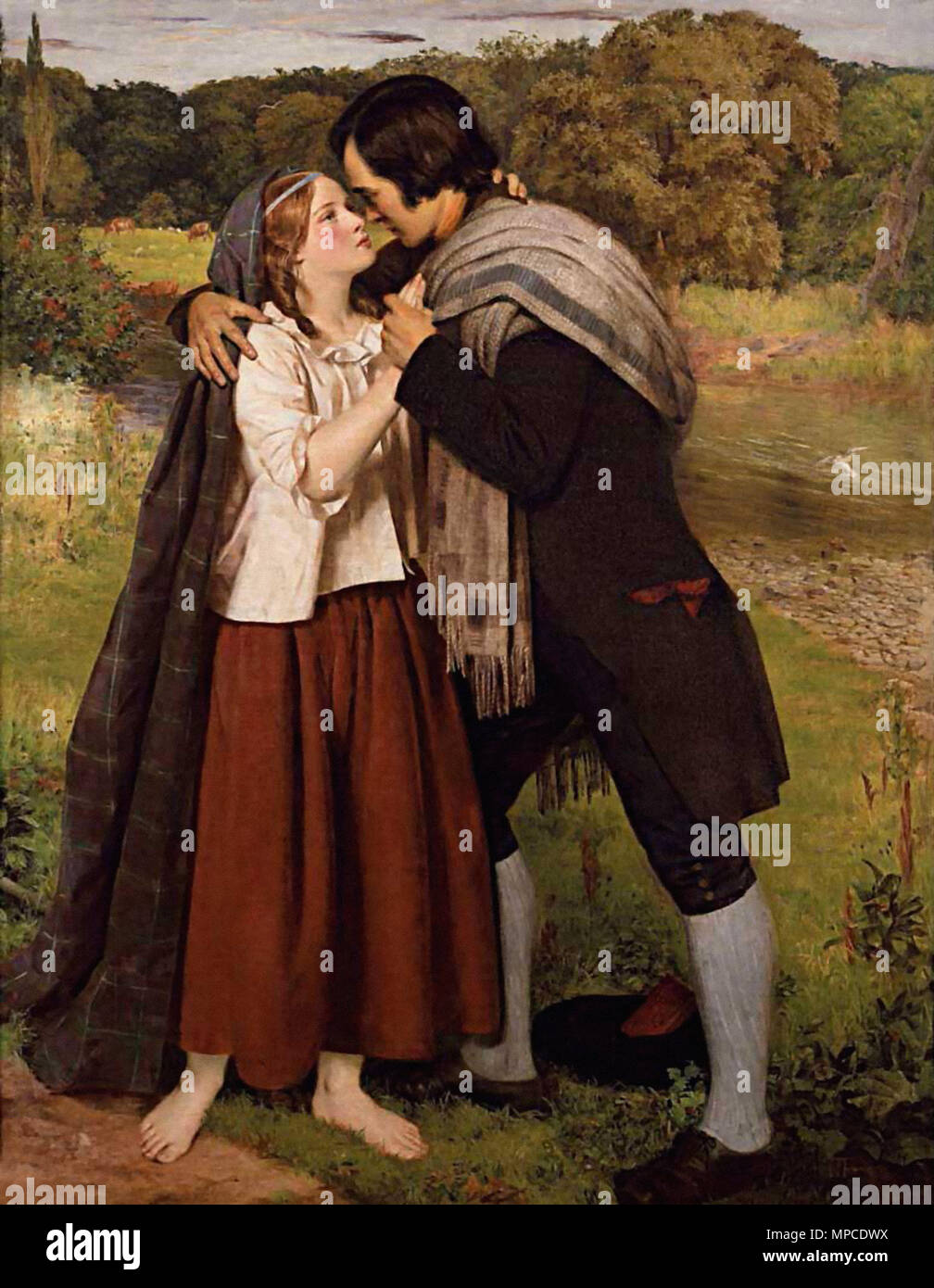 Archer James - the Parting of Robert Burns and Highland Mary Stock ...