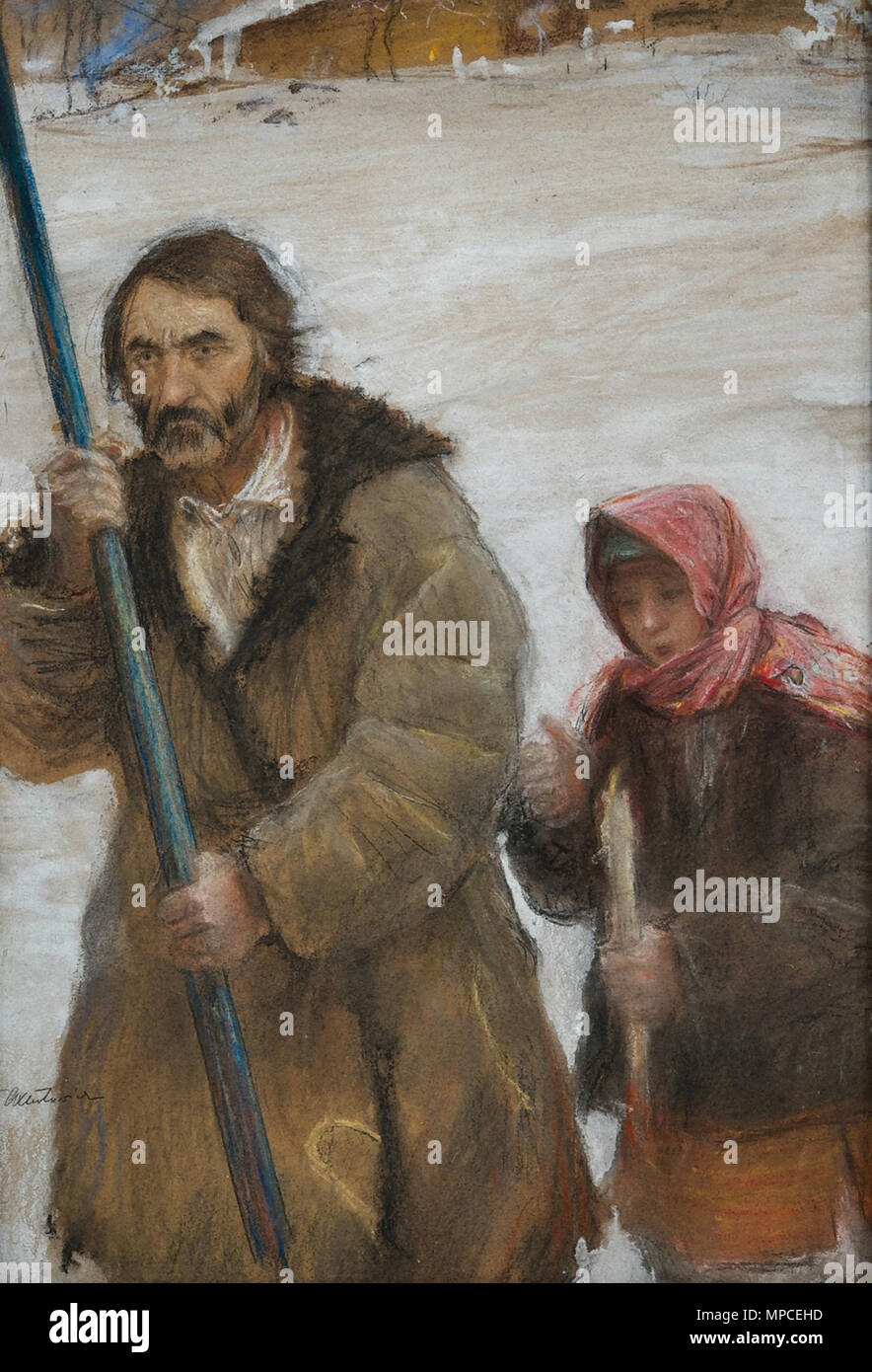 Axentowicz Teodor - a Procession 1 Stock Photo - Alamy