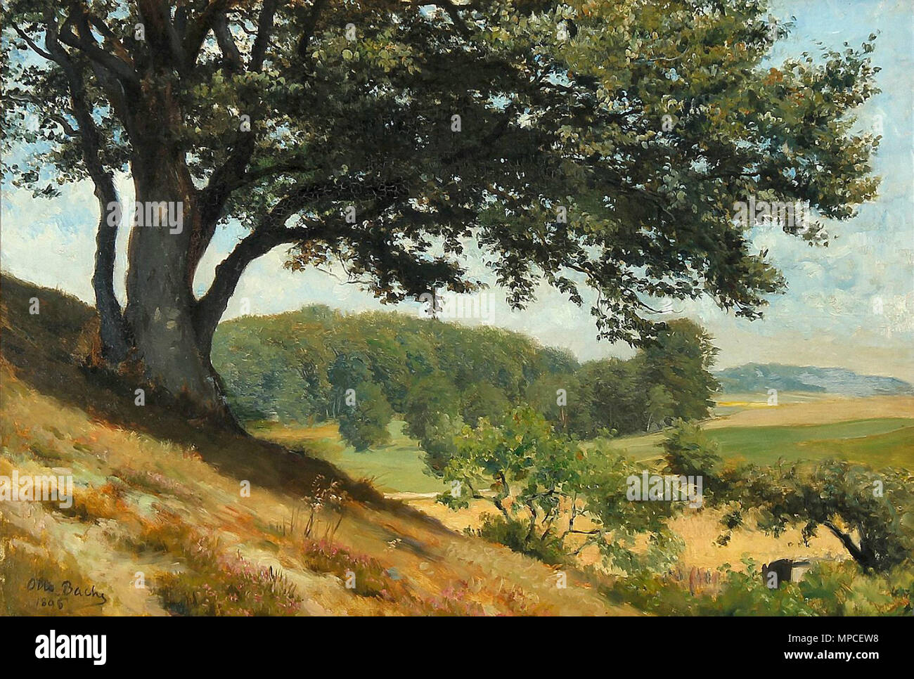 Danish landscape painting hi-res stock photography and images - Alamy