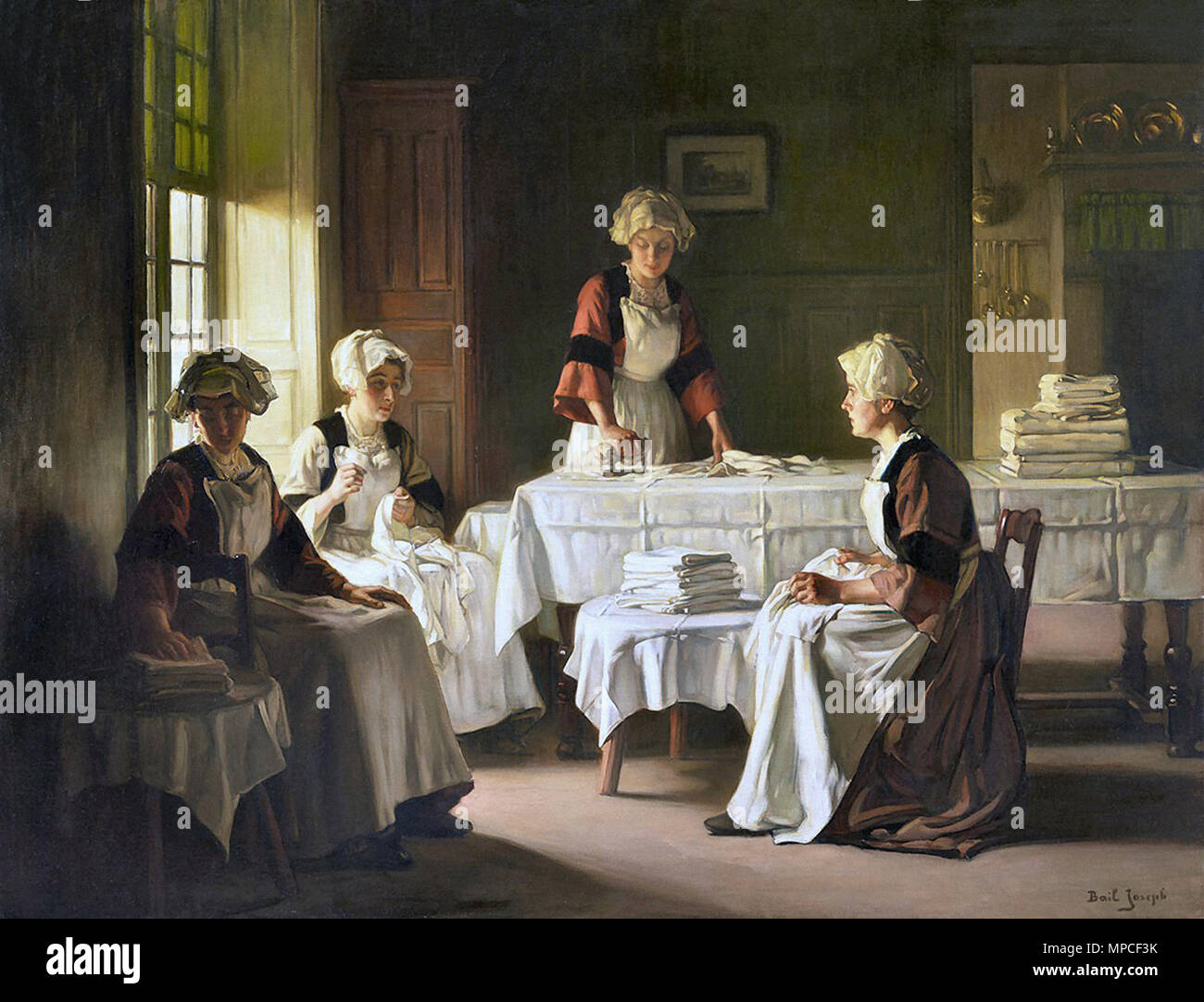 Les blanchisseuses hi-res stock photography and images - Alamy