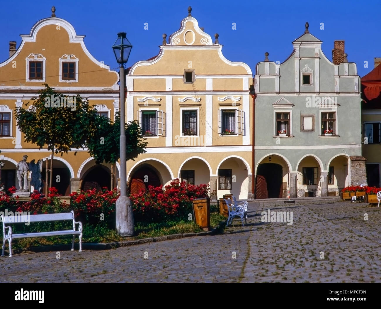 Telc czech square hi-res stock photography and images - Alamy
