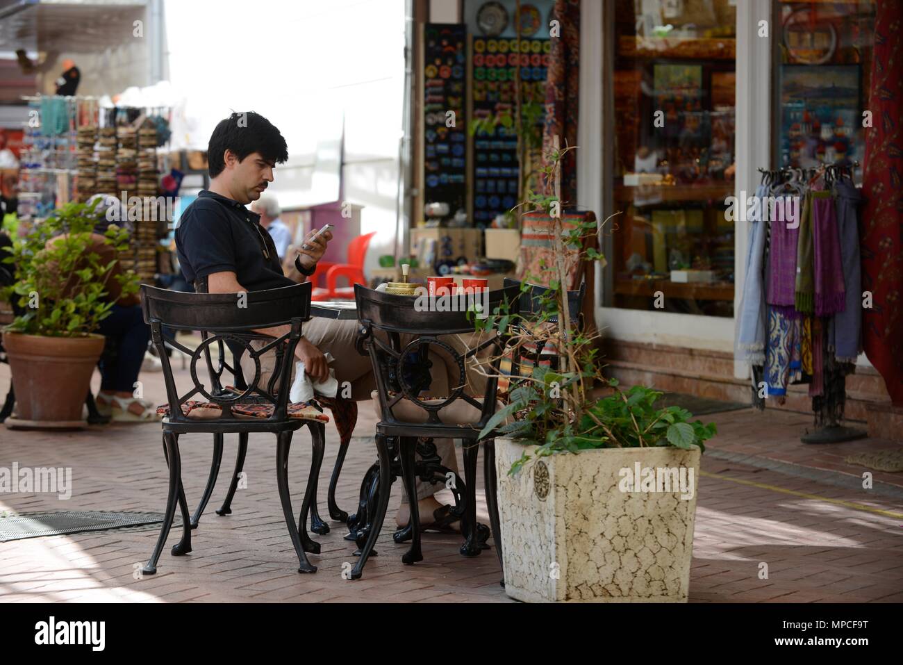 Shopping in Fethiye Turkey Stock Photo - Alamy