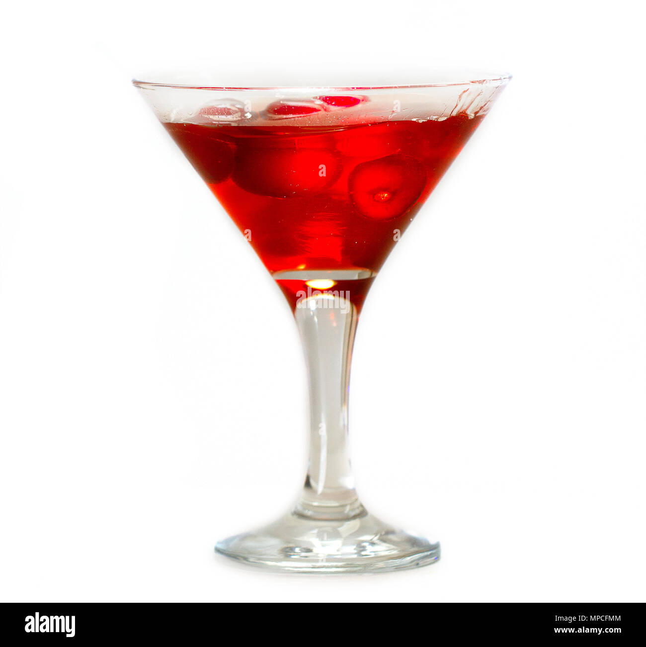 Tasty color liquor, isolated on white Stock Photo - Alamy