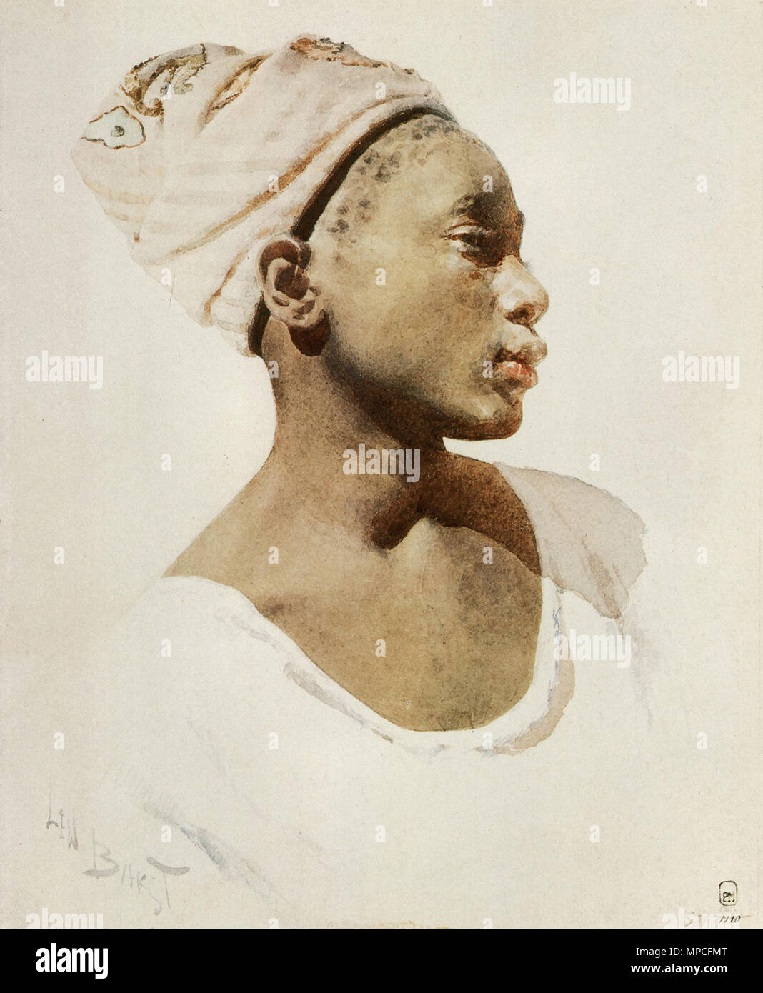 Bakst Leon - Young Dahomeyan Stock Photo - Alamy