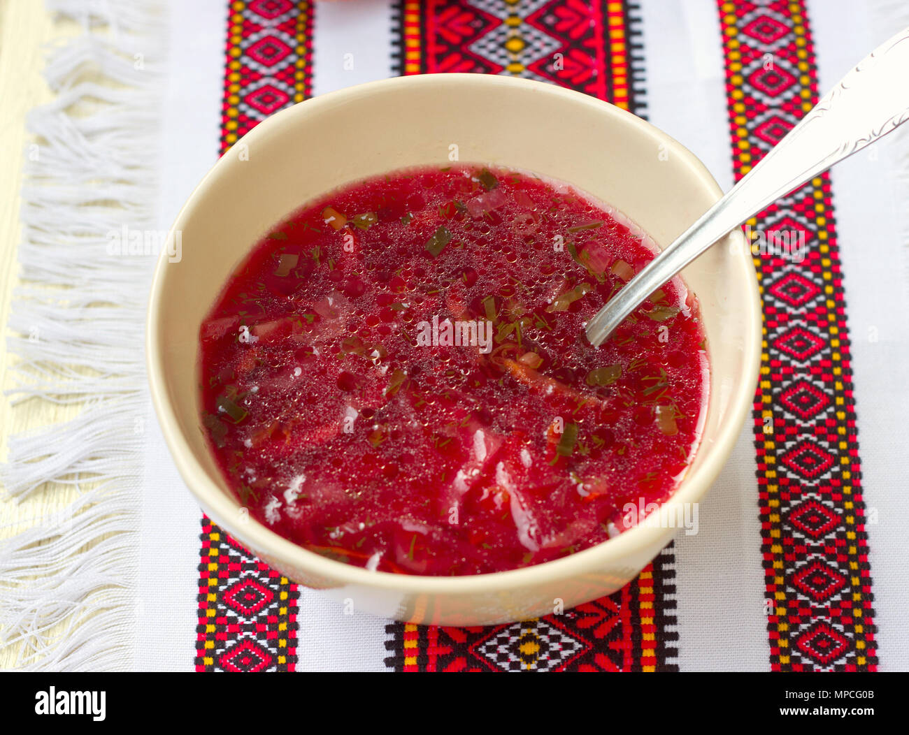 Borscht ukraine dill hi-res stock photography and images - Alamy
