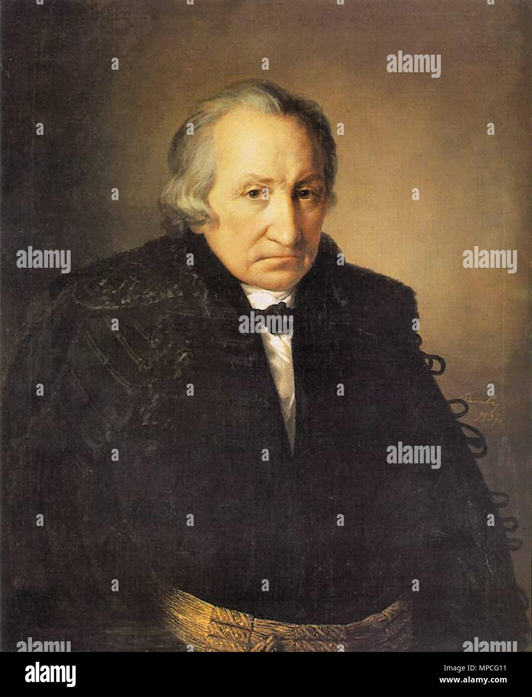 Barabas Miklos - Portrait of Mr Konkoly Stock Photo - Alamy