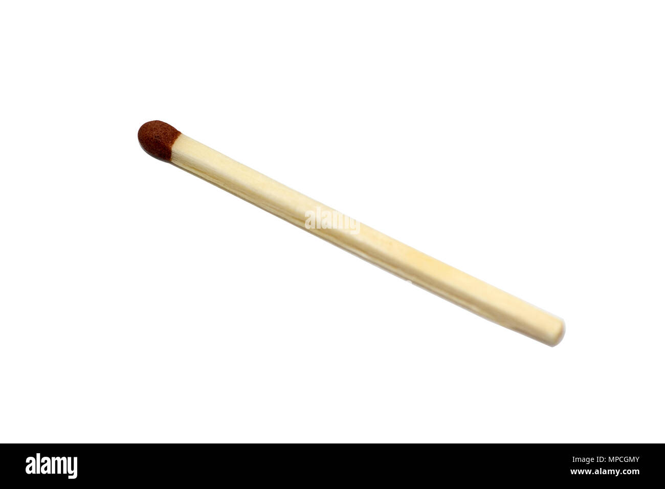 isolated single brown matchstick Stock Photo - Alamy