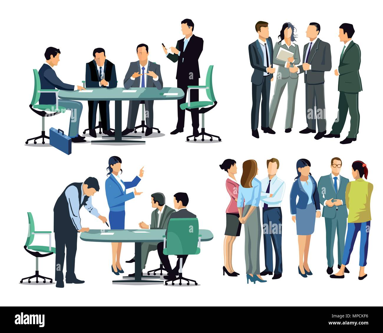 Business presentation meeting Cut Out Stock Images & Pictures - Alamy