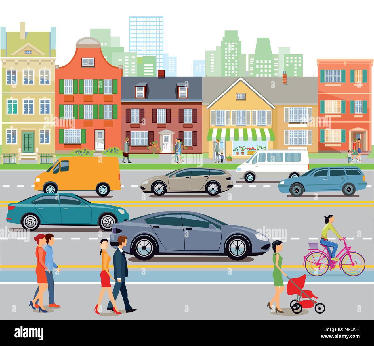 Traffic Cars Clipart