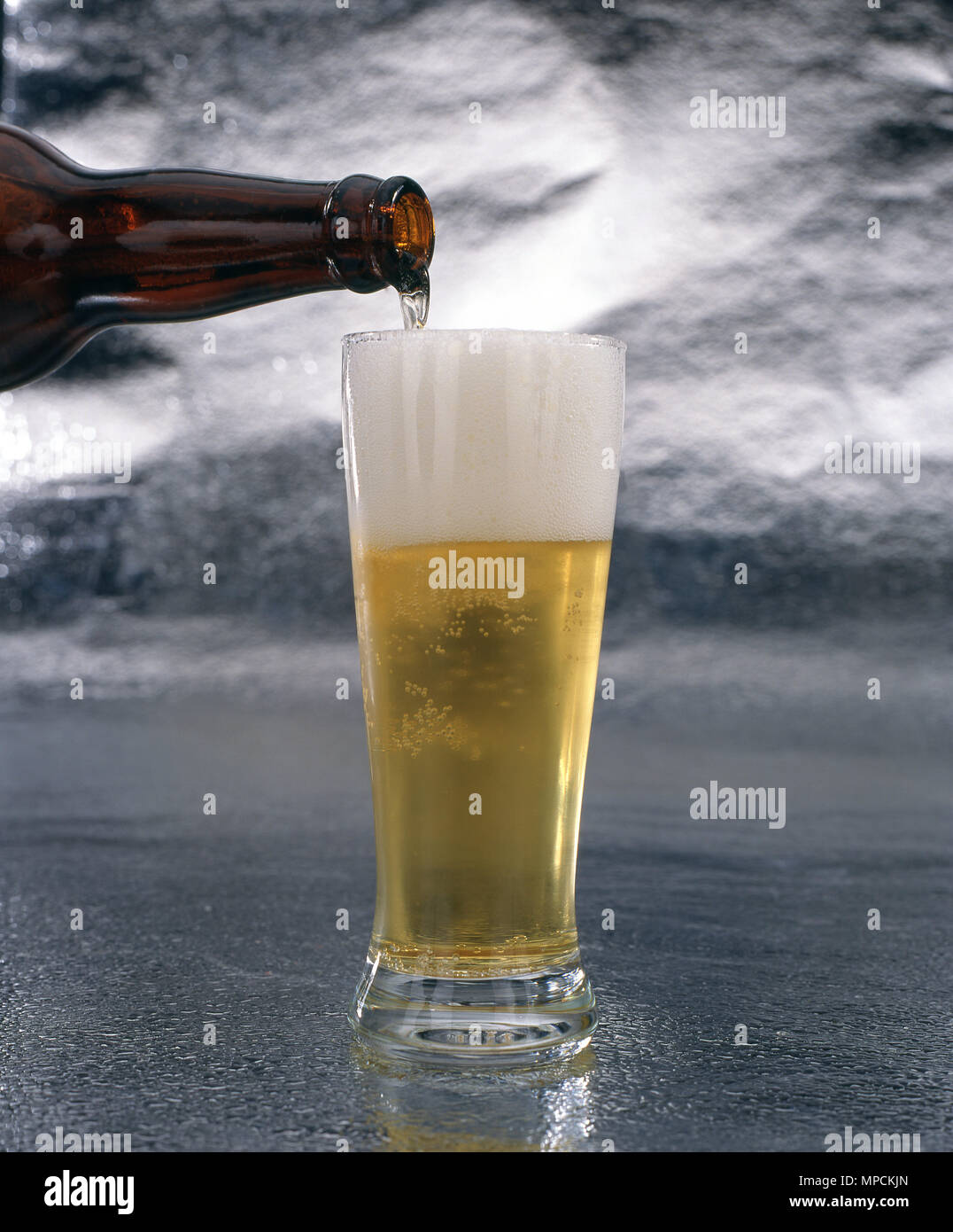 Bottle, Tulip, Beer, Cup Stock Photo - Alamy