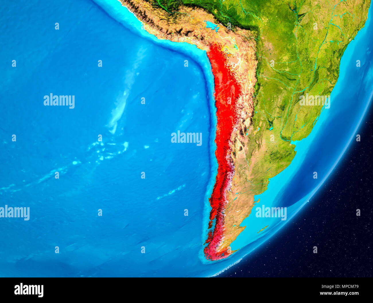 Chilean Sea Map