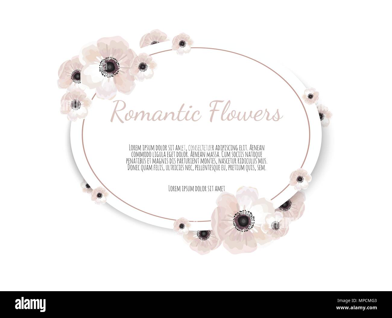 Pastel color flowers Stock Vector Images - Alamy