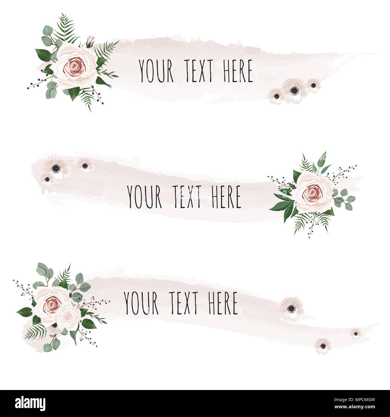 Calligraphic decorative elements with lines hi-res stock photography ...