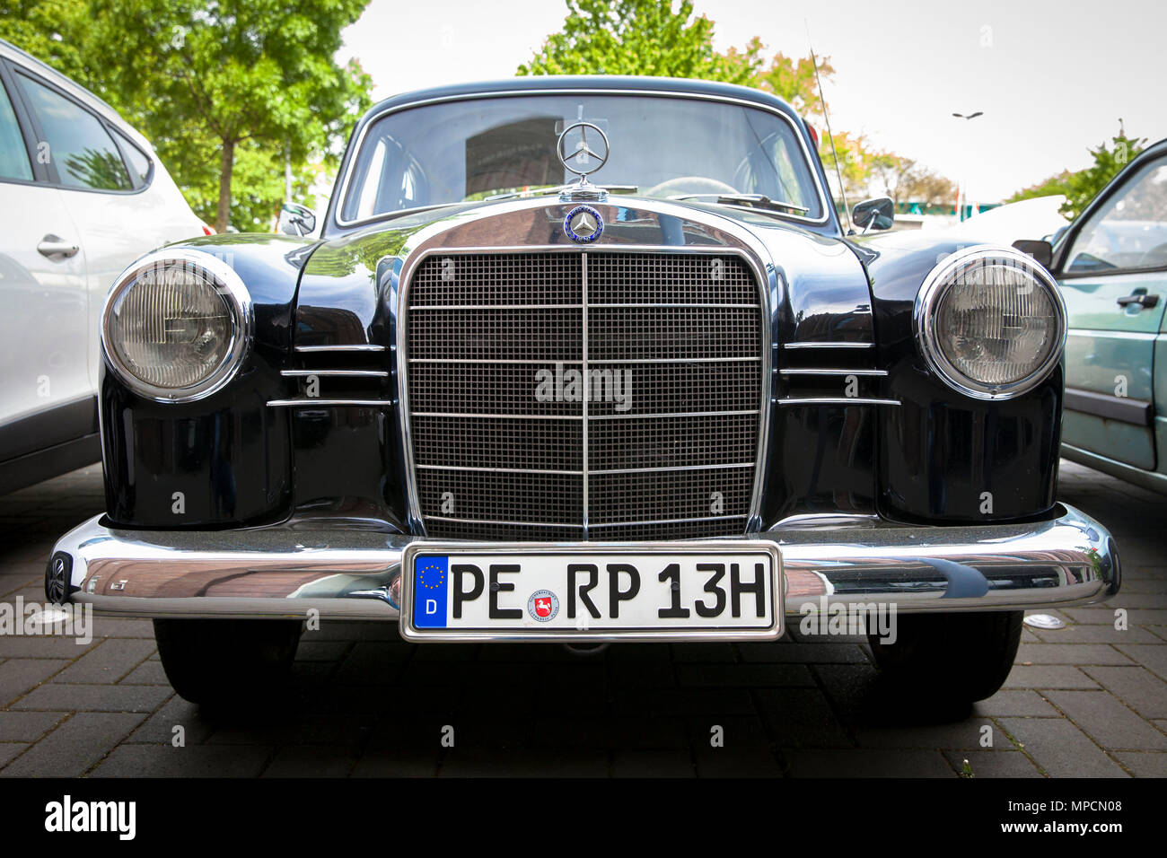 old Mercedes-Benz 180 (W 120), production 1953–1962, Cologne, Germany ...