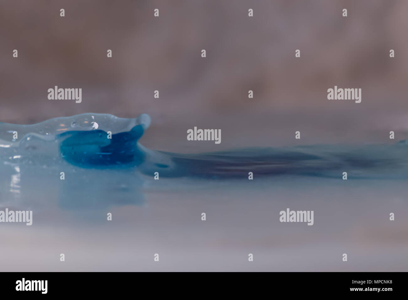 miniature blue wave Stock Photo - Alamy
