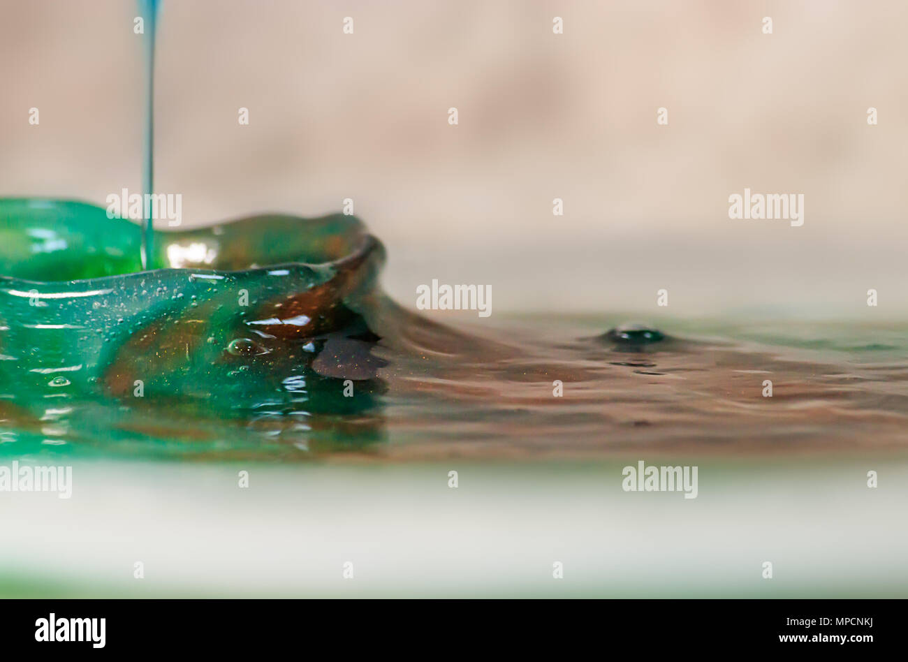 Color mist wave ink splash hi-res stock photography and images - Alamy