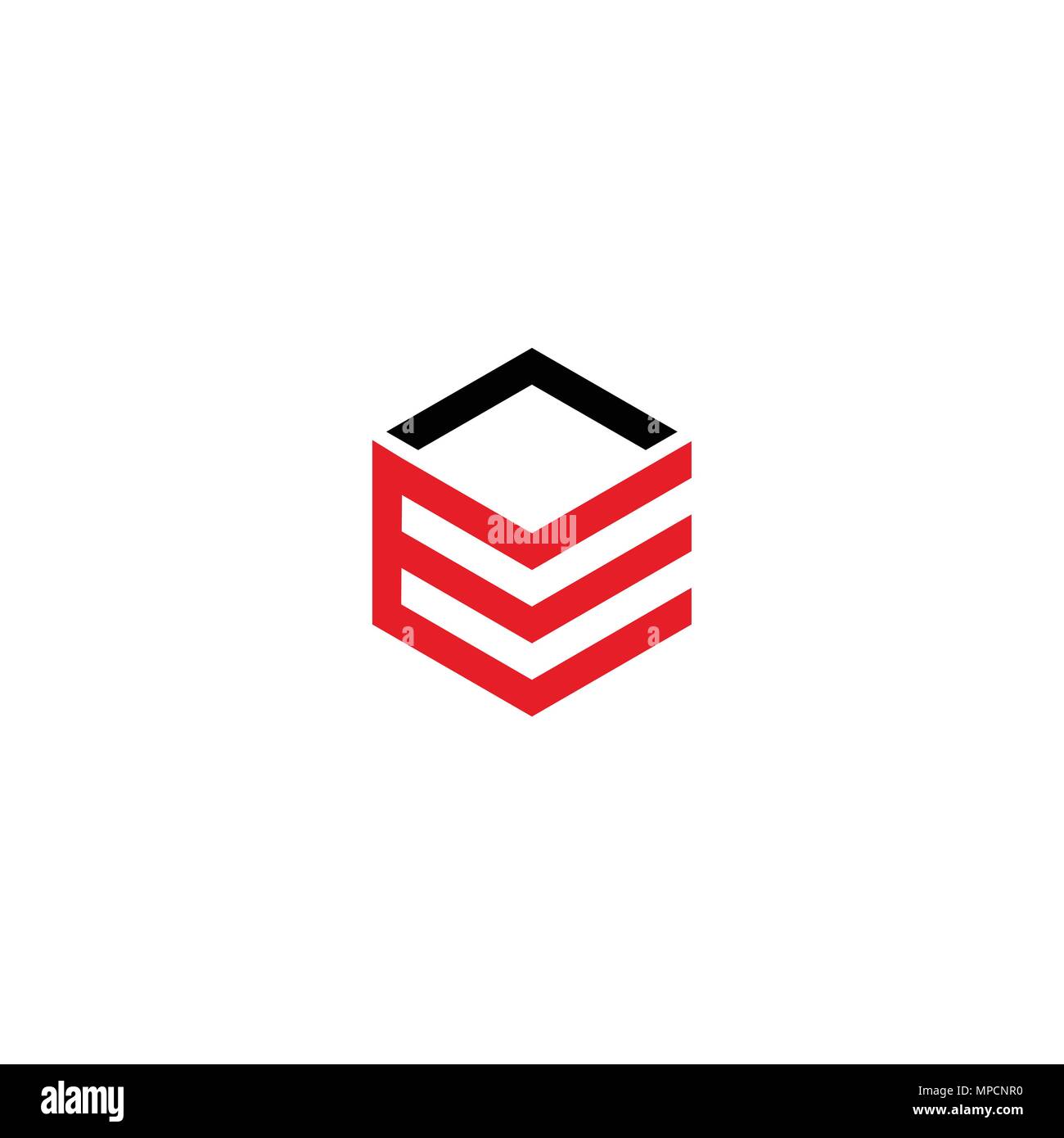 Hexagon logo hi-res stock photography and images - Alamy