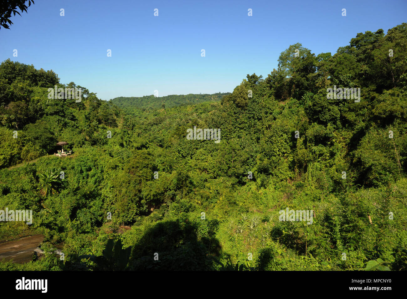 Bandarban, Bangladesh - September 30, 2010: The Landscape view of ...
