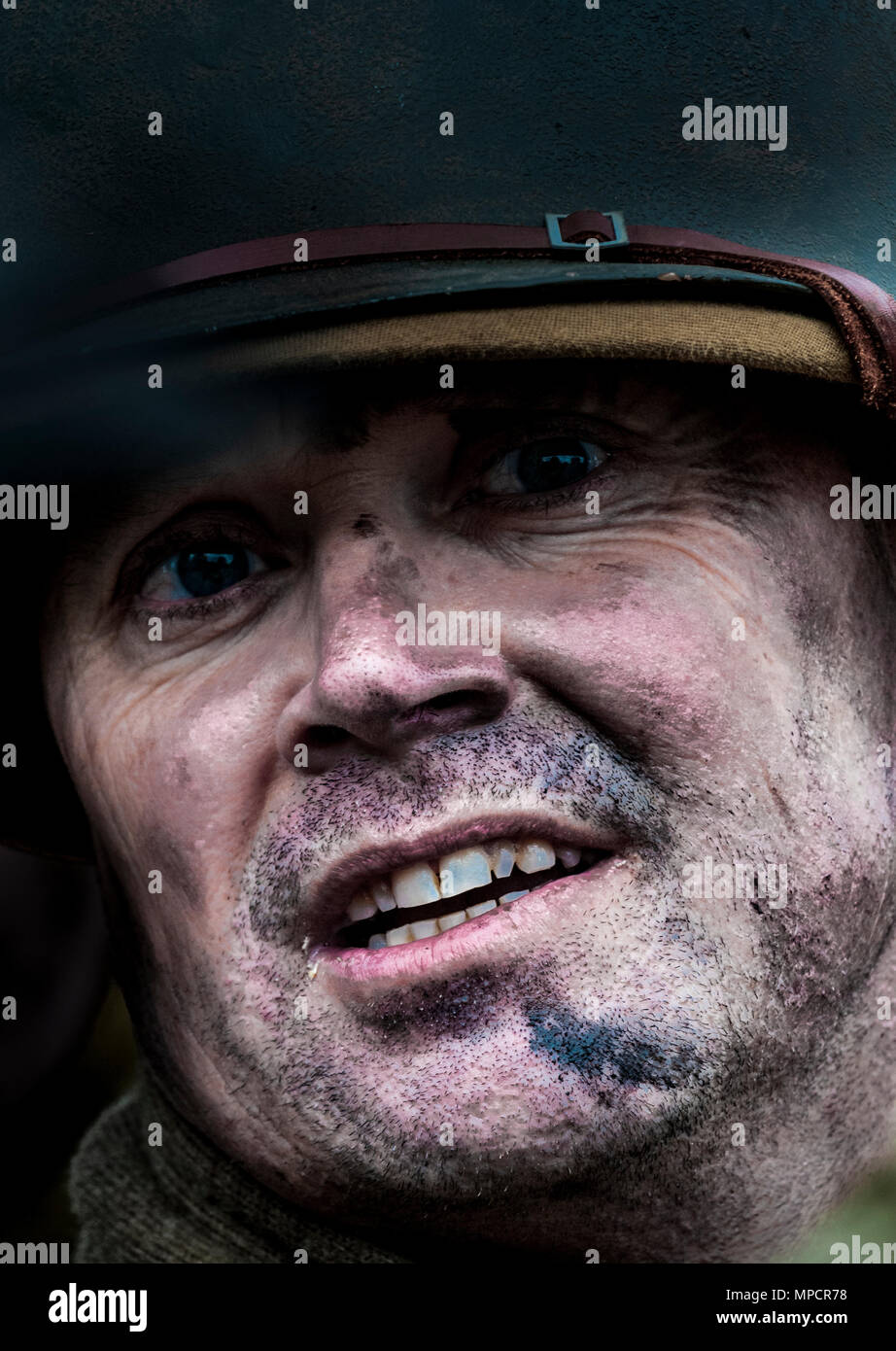 Us army helmet world war ii hi-res stock photography and images - Alamy