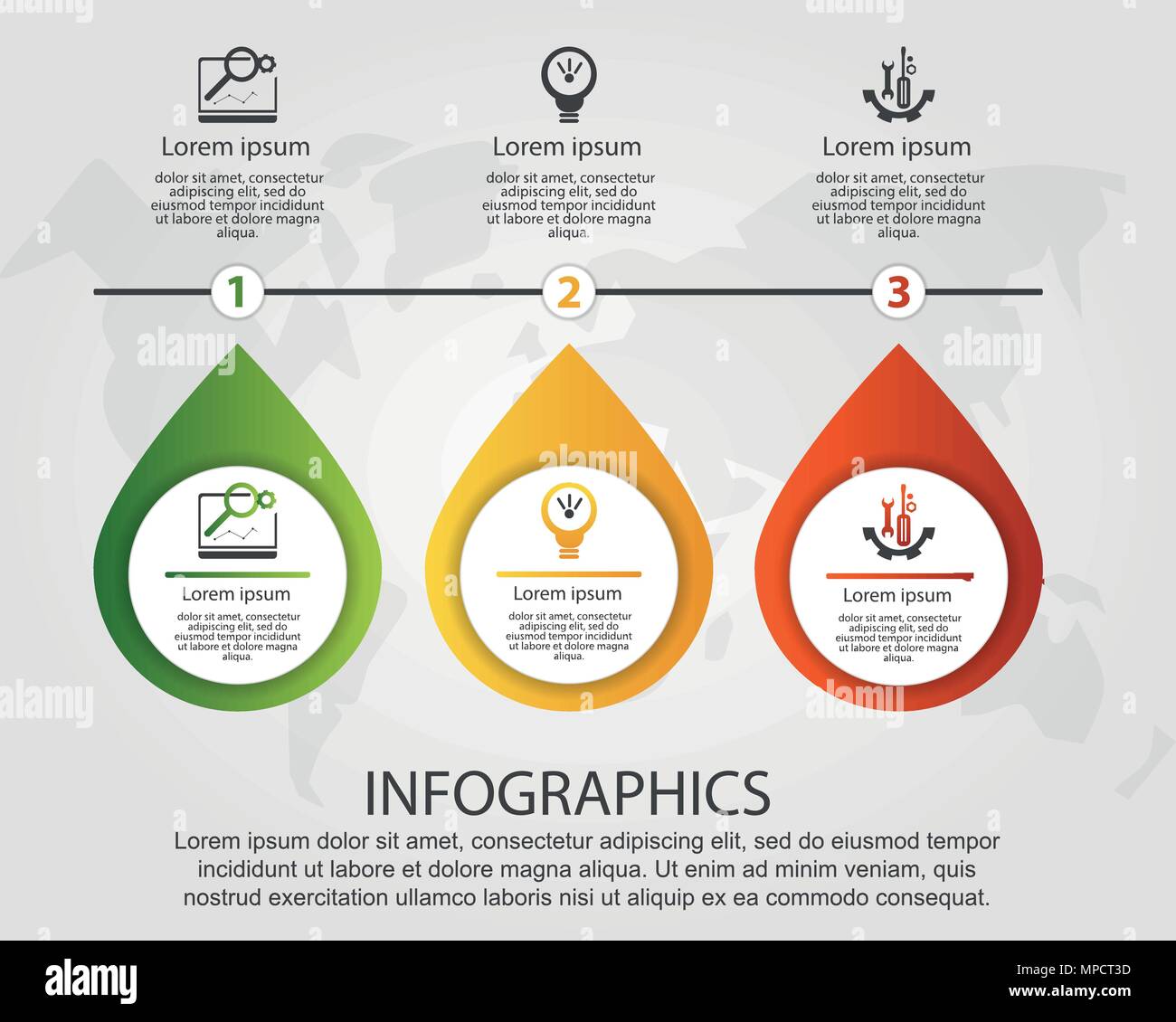 Modern vector illustration 3d. Timeline infographics template with ...