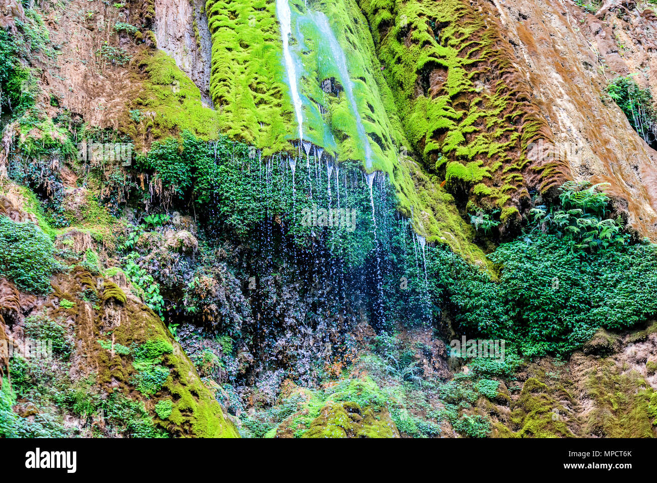 Beautiful tropical waterfall El Limon Stock Photo - Alamy