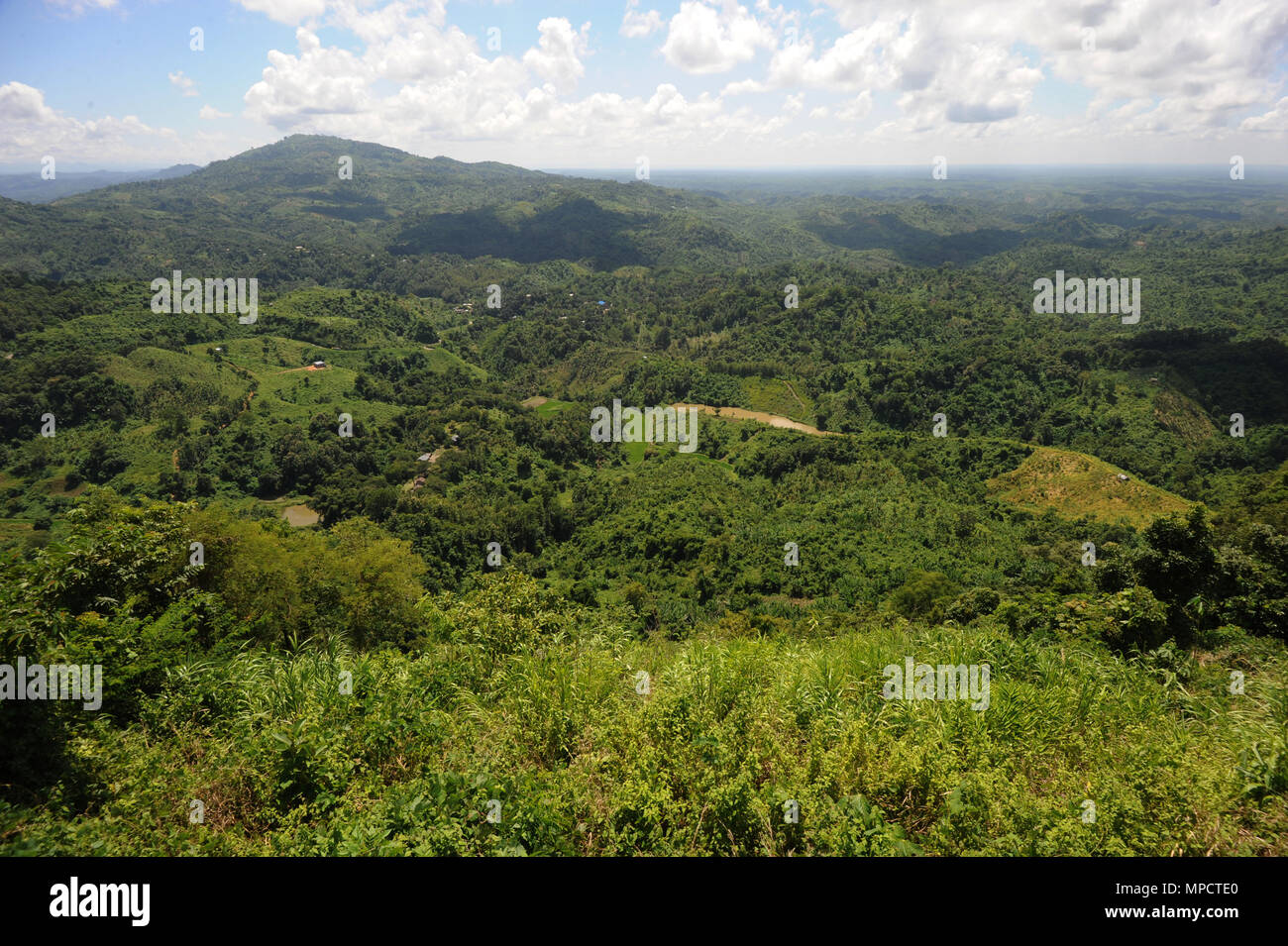 Bandarban, Bangladesh - September 30, 2010: The Landscape view of ...