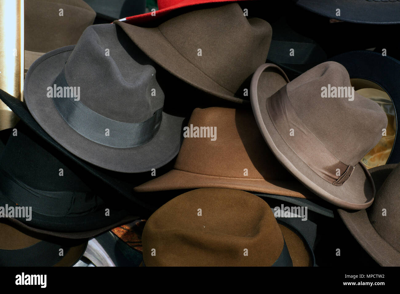 Amsterdam,The Netherlands-march 7,2015: Hats at the Waterloo square in ...