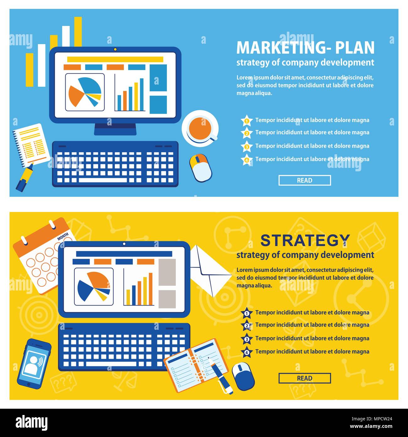 marketing strategy banner Stock Vector Image & Art - Alamy