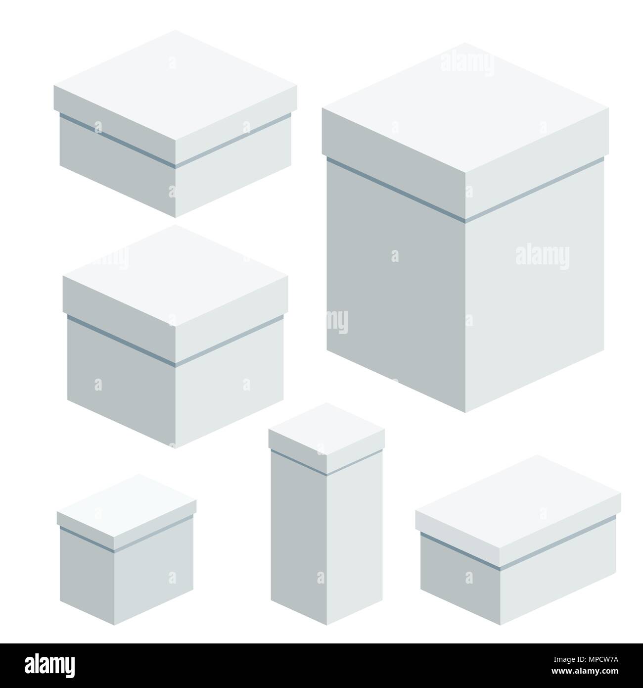 Set light boxes template Stock Vector Images - Alamy