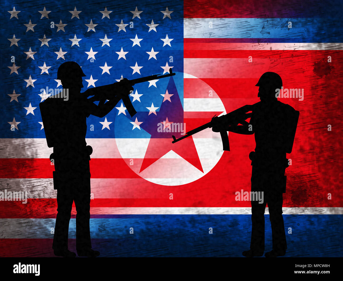 North Korean Army Military Force 3d Illustration. DPRK Infantry Mission ...
