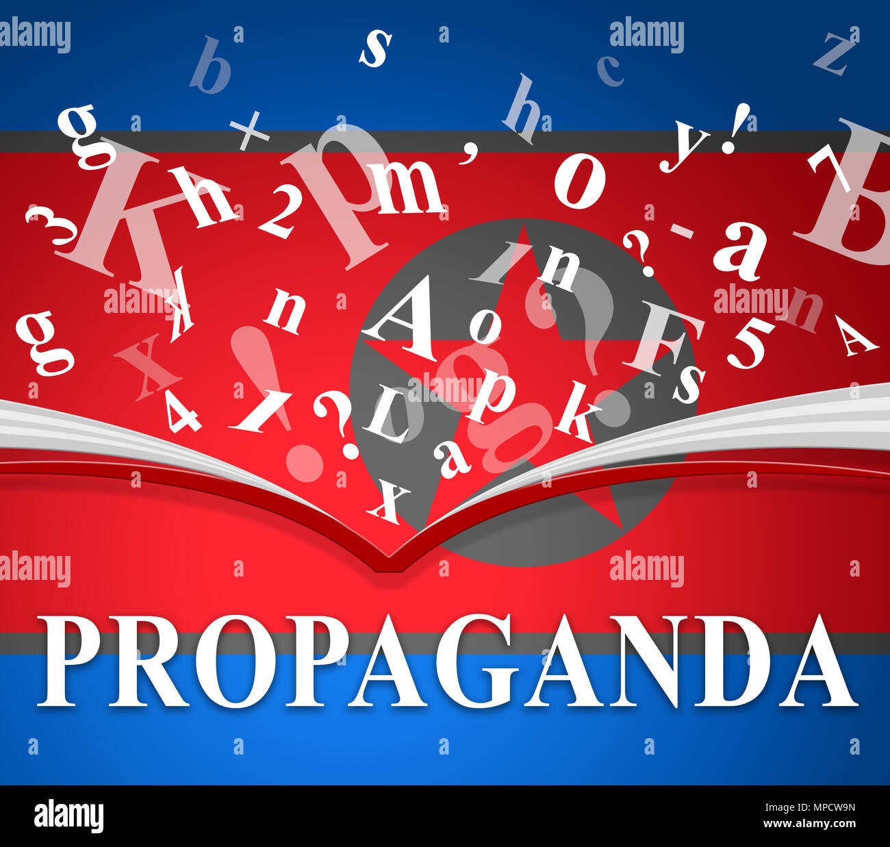 Propaganda News From North Korean Dictator 3d Illustration ...