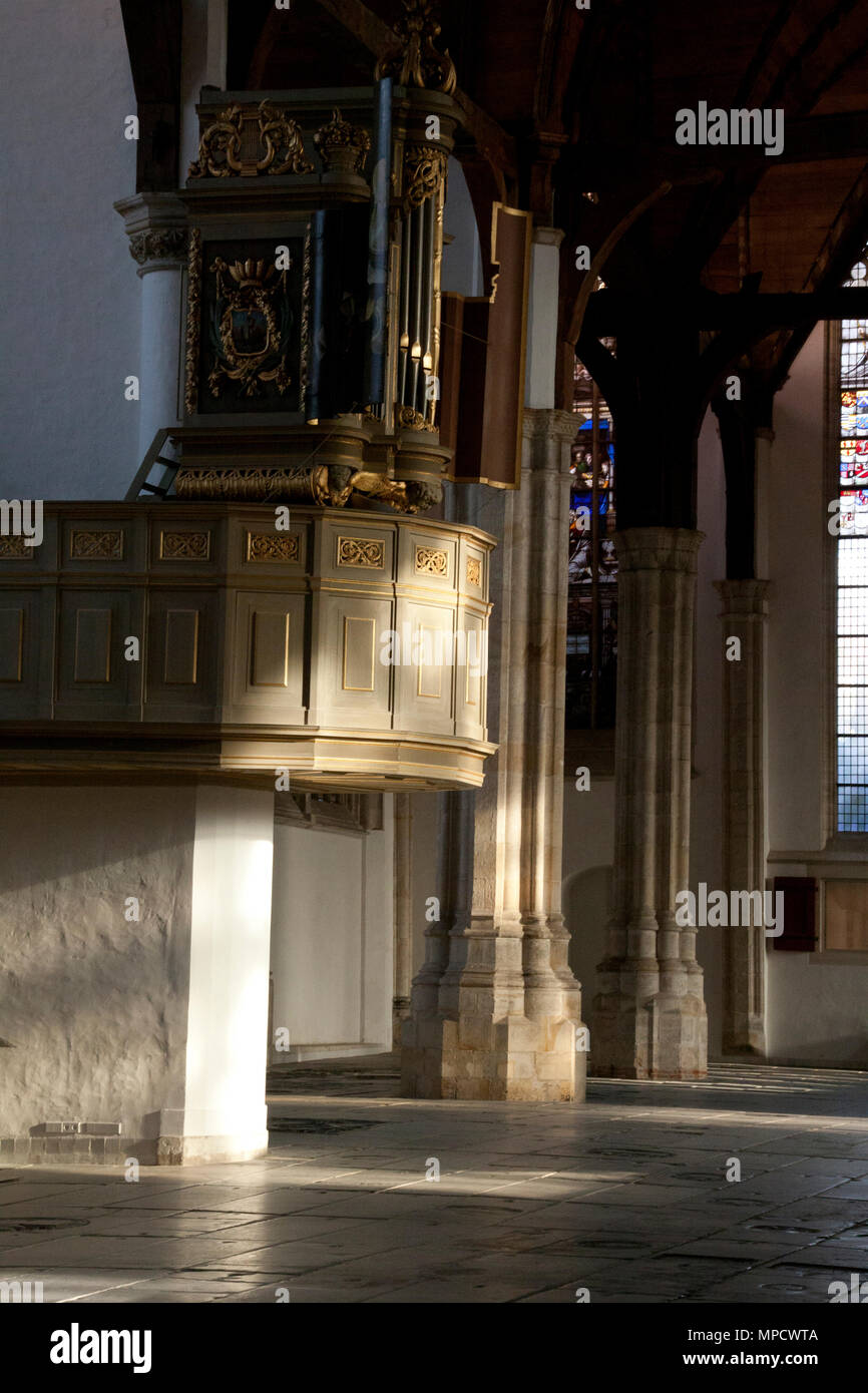 pulpit in old church in amsterdam Stock Photo - Alamy