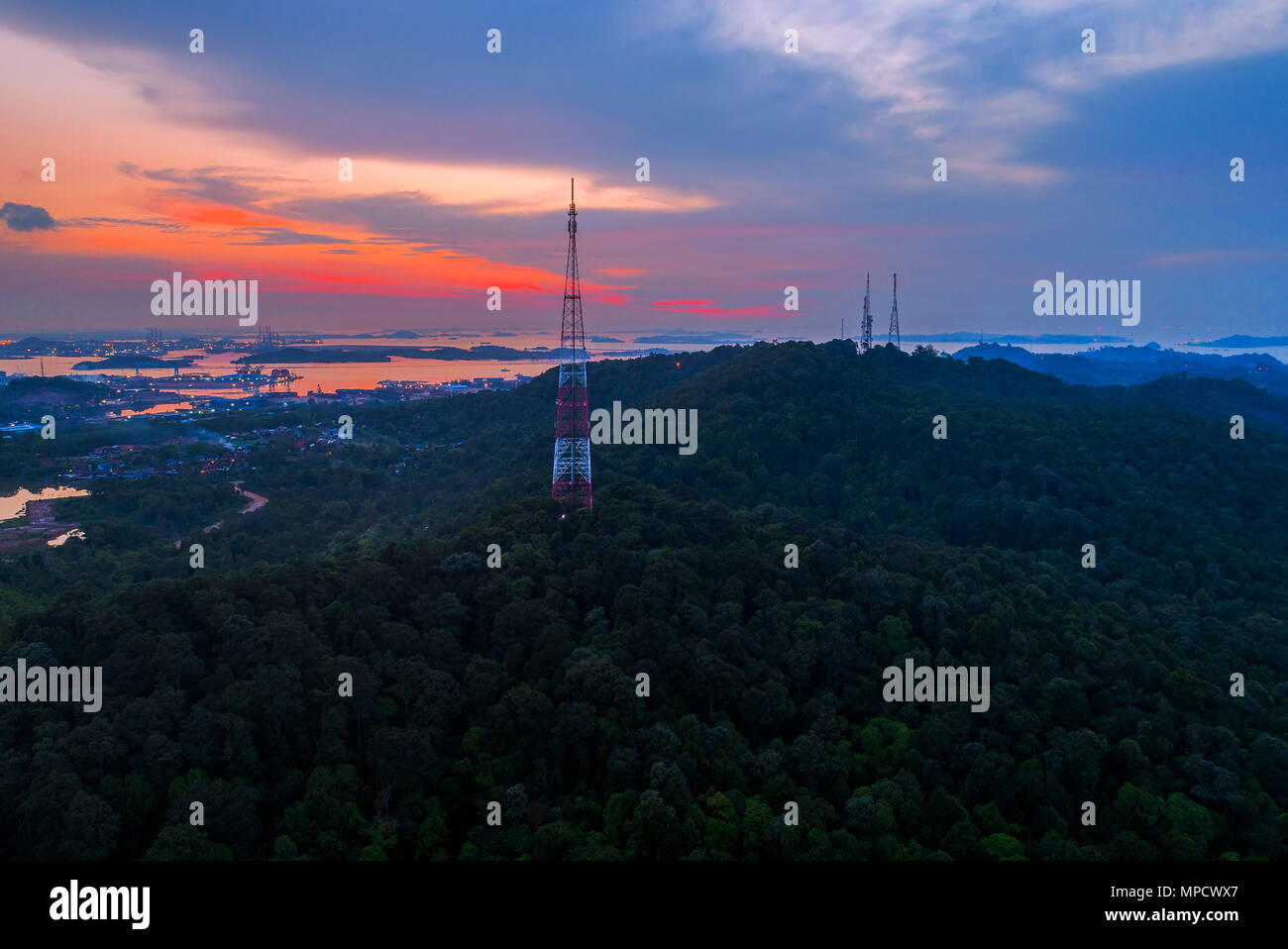 Aerial view batam indonesia hi-res stock photography and images - Alamy
